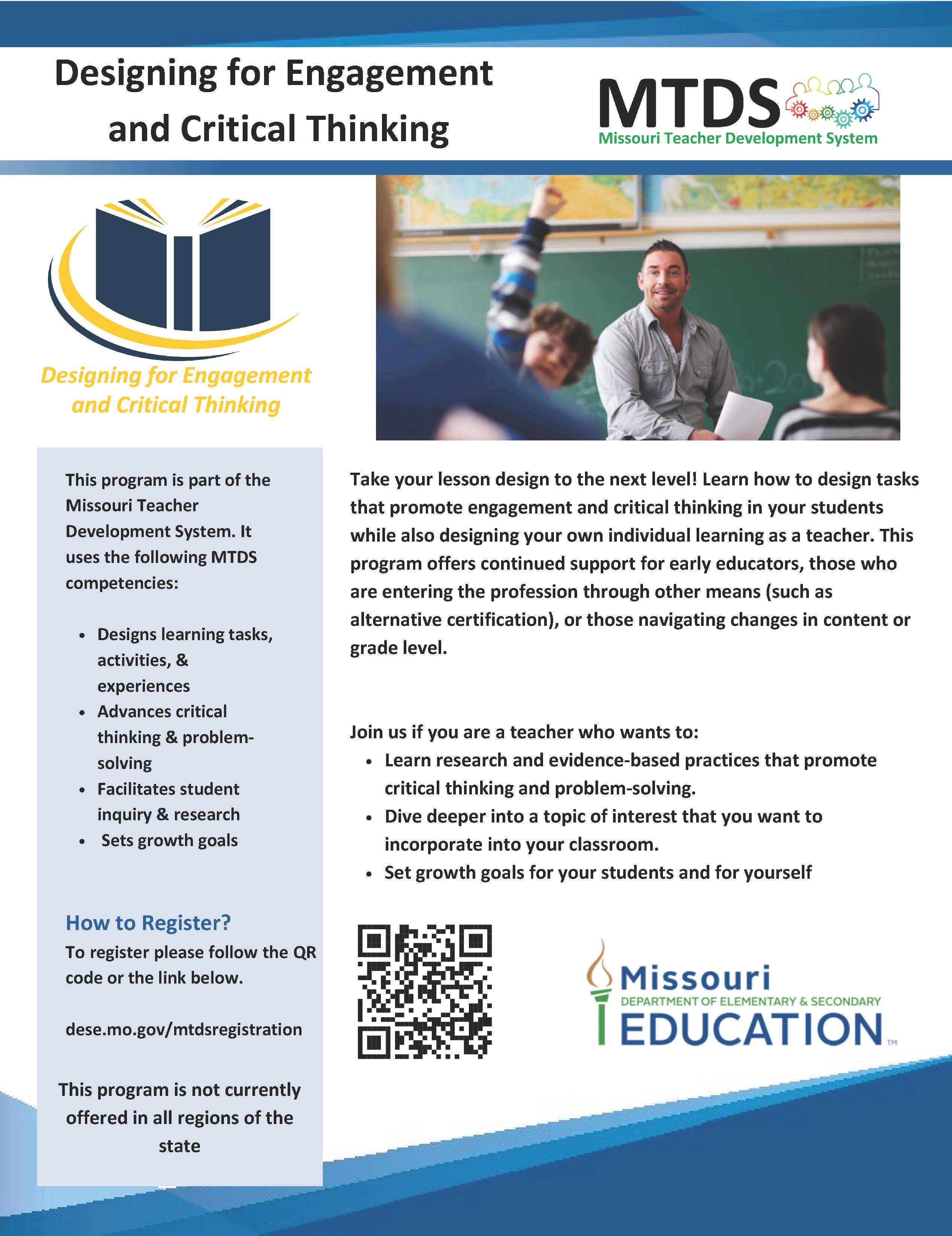 Designing for Engagement and Critical Thinking - Agency for Teaching ...